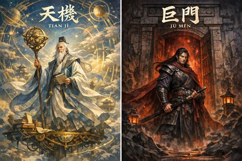 紫微斗數星曜結構解析：天機與巨門之「機巨同臨」與「破蕩後的重組」格局探討