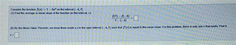 solved consider the function f x 7−3x2 on the interval