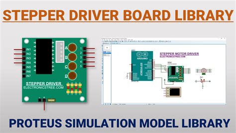 stepper motor driver uln2003 easy and enhanced proteus library