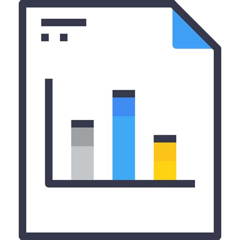 Document Report Analytics Charts Files Folders Icons