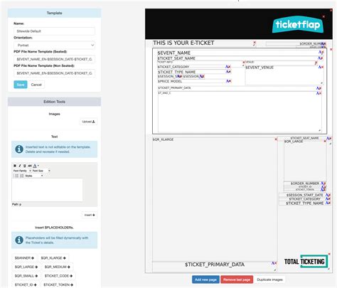 Ets Template E Ticket Total Ticketing Support