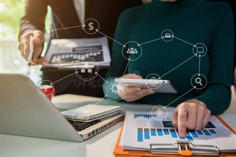 Data Analysts Team Of Office Worker Collaborate On Bi Dashboard