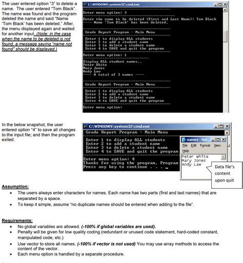 Solved You Group Is Asked To Write A Menu Driven Program Chegg Com