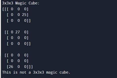 magic square matrix in c tpoint tech