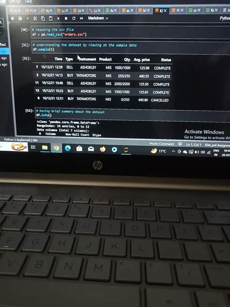 python dataanalysis finance trading linkedinpost jayesh bhale