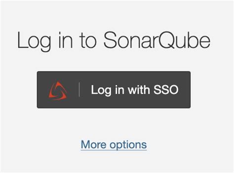 Disable Or Hide Login With Credentials 10 4 SonarQube Server