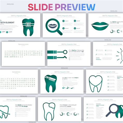 Dental Infographic Powerpoint Template Best Powerpoint Template Easy