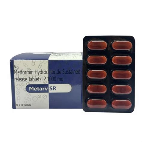 Metformin Hcl 1000 Tab At ₹ 415strip Metformin Hydrochloride