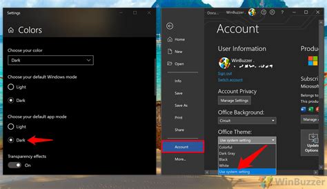 How To Enable Microsoft Office Dark Mode For Word Excel And Outlook