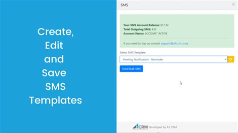 Zoho CRM SMS Integration Engage More With Customers A1CRM