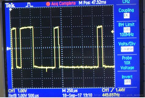 示波器调试rs485通信波形图（里面介绍波特率9600） 示波器观察rs485波形 Csdn博客