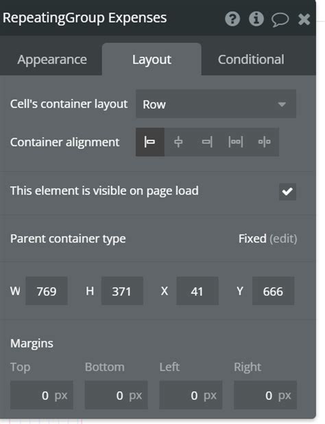 repeating group height app organization bubble forum