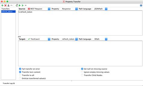 Rest How To Use Property Transfer To Pass Refreshtoken From Response