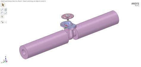 Parametric Study Of Fluid Flow Through A Gate Valve For Five Design Points In ANSYS FLUENT