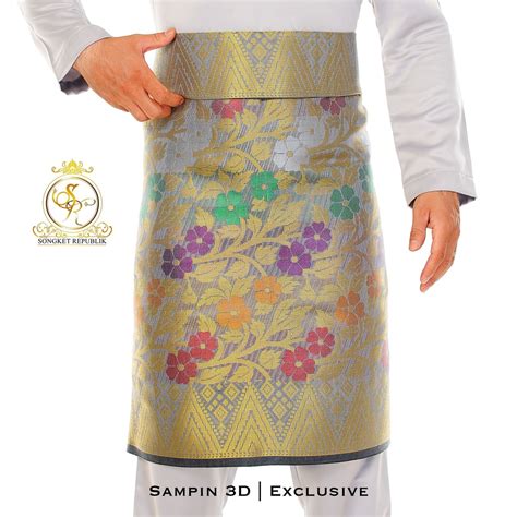 Sampin Tenun 3d Exclosive Shopee Malaysia