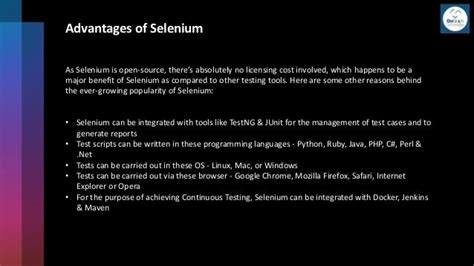 Why Is Selenium Software Testing Gaining Such A Huge Popularity Ppt Why Is Selenium Software Testing Gaining Such A Huge Popularity Ppt