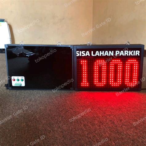 jual ixha vehicle parking counting system display lot parkir stand