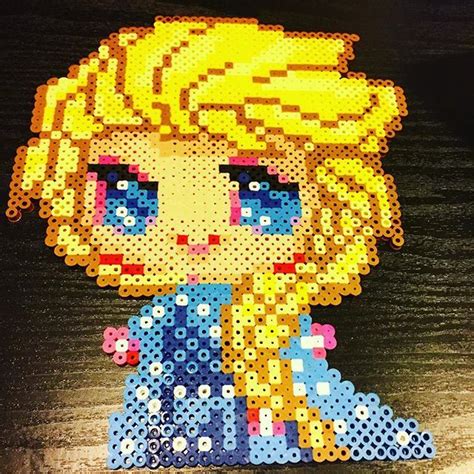 Elsa I Perler Perler Beads Perler Hama Beads Porn Sex Picture