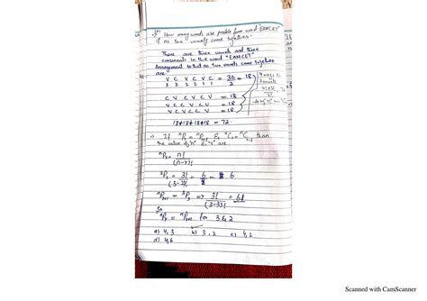 SOLUTION Mathematics Permutation Combination Circular Permutation De Arrangement Etc Complete