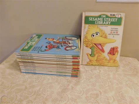 Vintage Sesame Street Book Club Lot 28 Hardcover Books Golden Press
