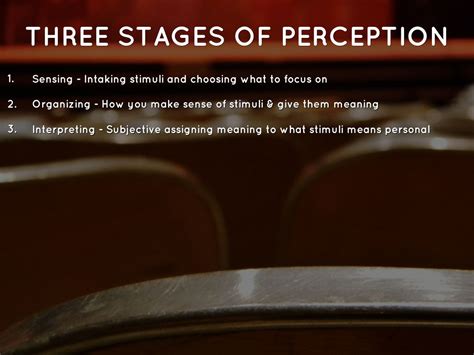 Perception Process 3 Stages Finored
