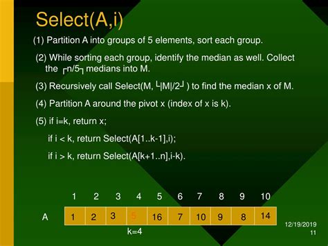 Ppt Linear Time Selection Powerpoint Presentation Free Download Id