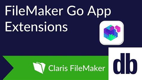Filemaker Go App Extensions Youtube