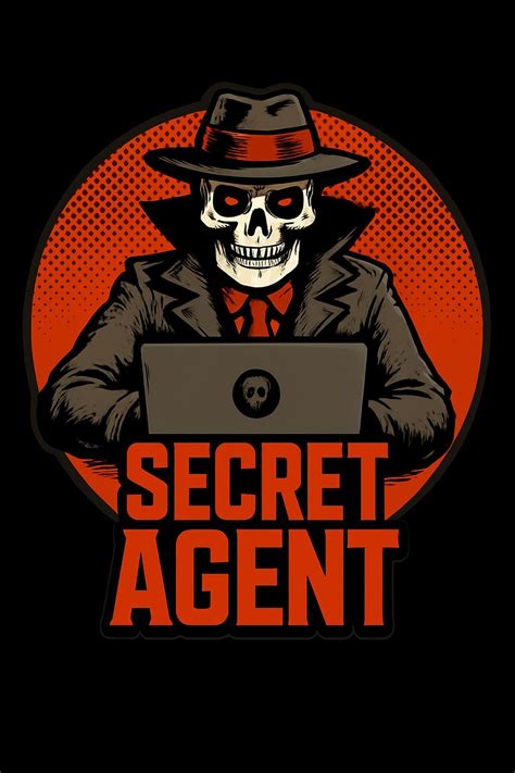 Vintage Secret Agent Classified Comic Style Poster Playground
