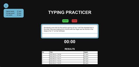 Github Aliceakesson Typing Practicer A Web Based Program To Test Your Typing Skills