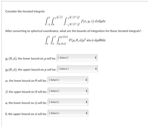 Consider The Iterated Integrals Chegg Com