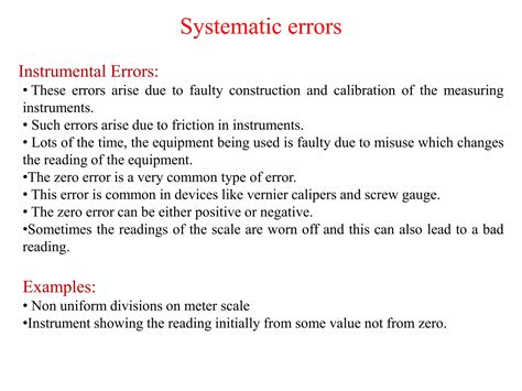 Errors In Measurement Pptx
