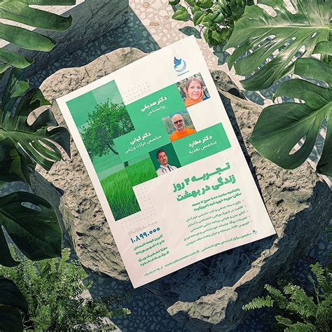 پوستر طبیعت درمان گرافیک Mohammad Mohebbi