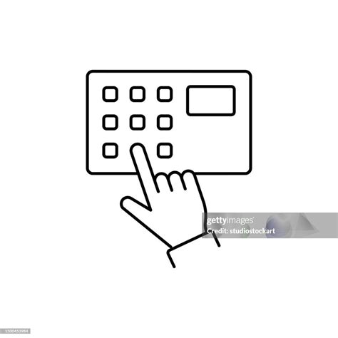 Hand Entering Passcode Line Icon Editable Stroke High Res Vector Graphic Getty Images Hand Entering Passcode Line Icon Editable Stroke High Res Vector Graphic Getty Images