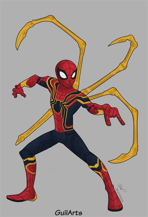How To Draw Iron Spider Man Drawing Tips Guide