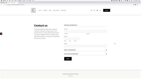 Creating Collapsible Form Sections In Squarespace 70 71 Ce And 71 Fe