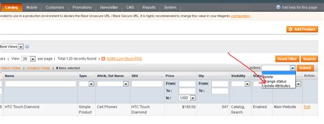 Php 54 How To Add Custom Action In Manage Products And Perform That