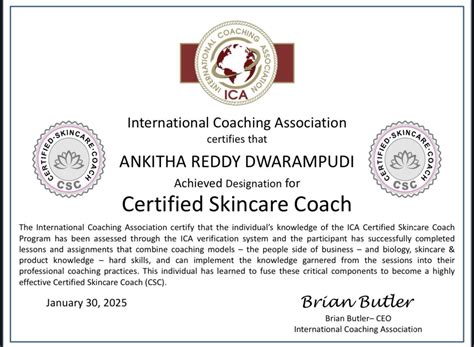 ankitha reddy dwarampudi on linkedin excited to share that i m now a certified skincare coach