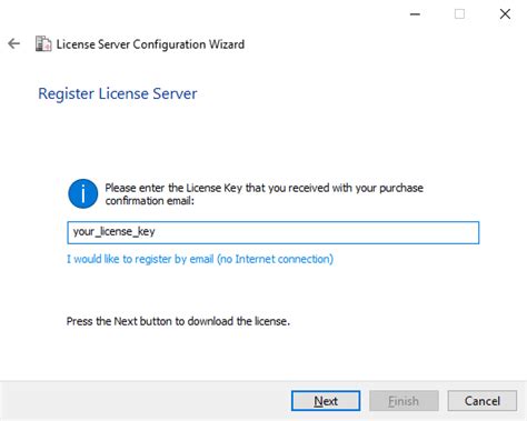Configuring The License Server