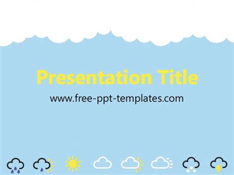 Weather Powerpoint Background
