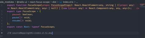 Cannot Find Name FocusScopeProps Issue Radix Ui Primitives GitHub