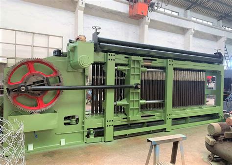 full automatic hexagonal wire mesh netting machine 60 80mm gabion mattress