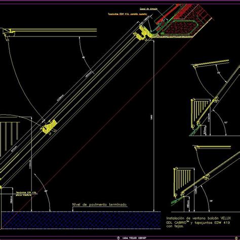 Windows Inclined Roofs Velux 1011 Dwg Block For Autocad • Designs Cad