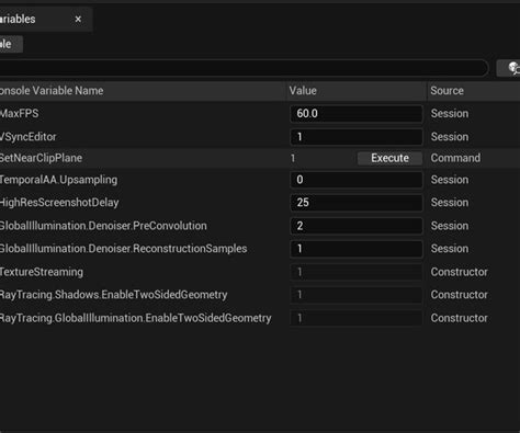 ArtStation - UE5 console settings for Cinematics & Raytracing | Resources