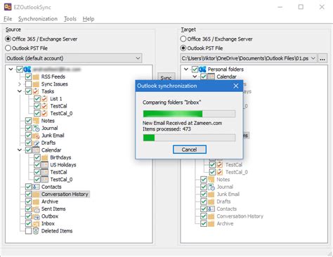 Astonsofts Ezoutlooksync Synchronize Outlook Data Between Two Or