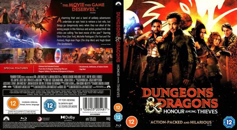 Dungeons And Dragons Honour Among Thieves Rb Blu Ray Cover And Label