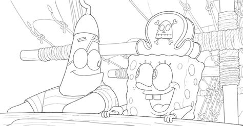 Coloring Page The Spongebob Movie Search For Squarepants On An Adventure 6