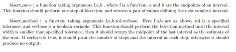 Solved Hi I Am Trying To Write A Code For Bisection Method