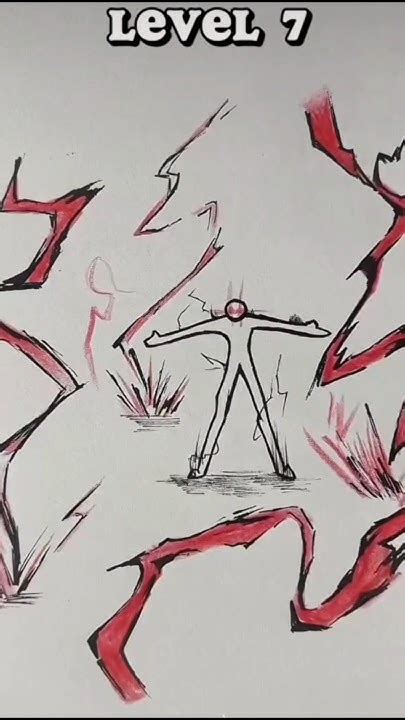 How To Draw Stickman In Different Levels💥 Drawing Stickmantutorial