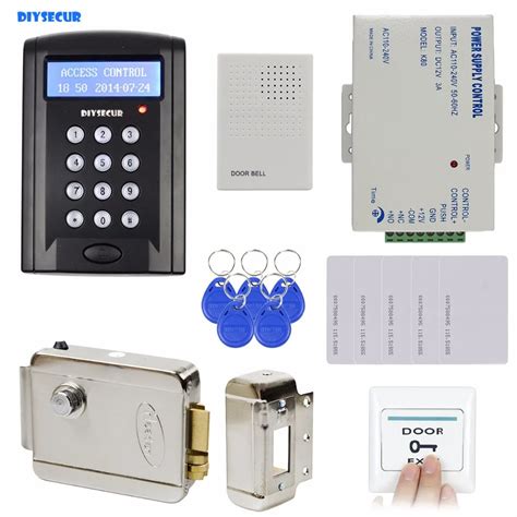Diysecur Rfid Keypad Door Access Control Security System Kit Electronic Door Lock For Home