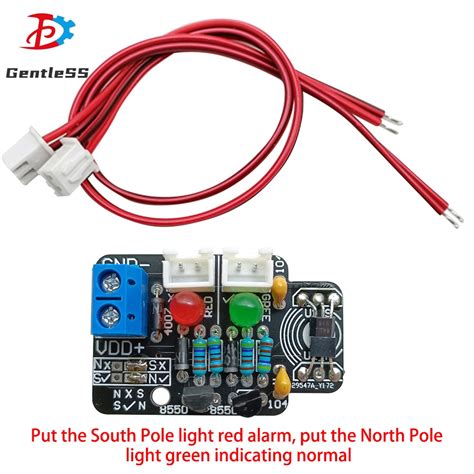 Magnetic Induction Module 5v To 20v Dc High Precision Hall Effect Magnetic Sensor Module Pole